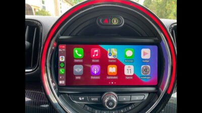 Interface Apple CarPlay Android auto linha MINI COOPER S Countryman ...