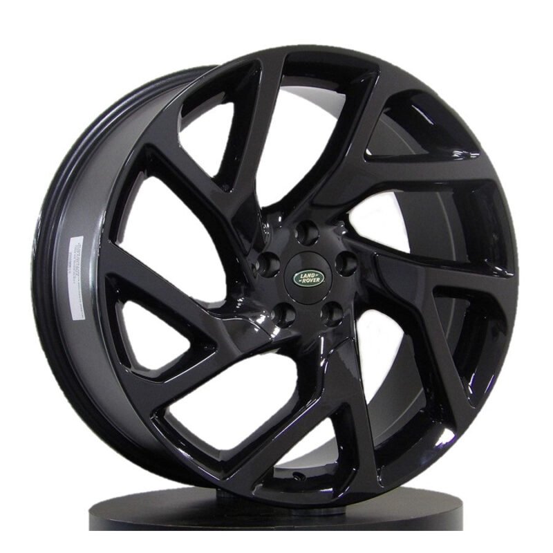 Jogo De Rodas Raw Aro 20″ Range Rover Velar Preta Furação 5X120 Offset ...