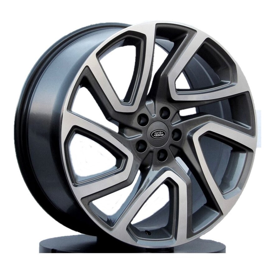 Jogo De Rodas Raw Aro 20″ Land Rover Discovery 5 Grafite Diamantada ...